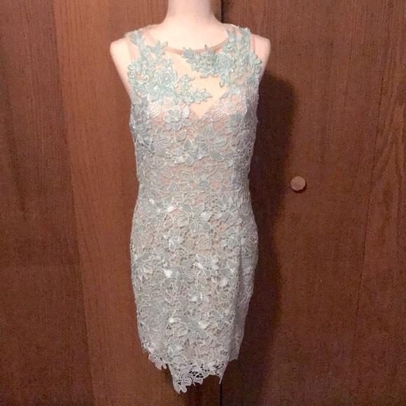 Nikibiki | Dresses | Nikibiki Sea Foam Green Lace Cocktail Dress | Poshmark